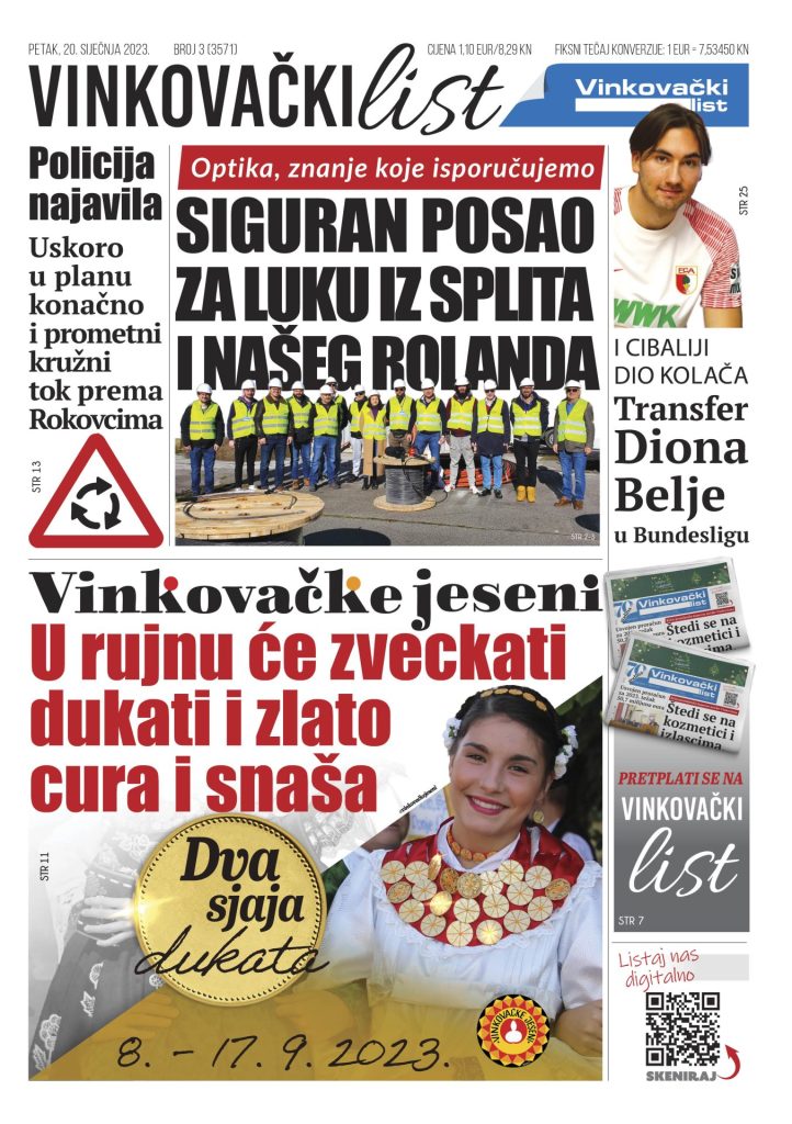 Okruglo 50 novih priča u najnovijem Vinkovačkom listu | novosti.hr